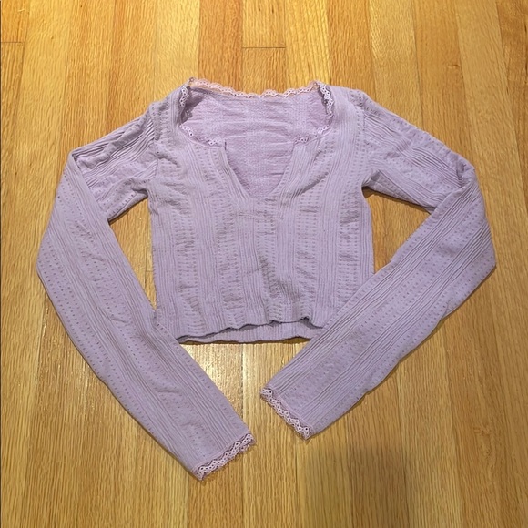 Urban Outfitters | Tops | Out From Under Go For Gold Seamless Pointelle Top | Poshmark